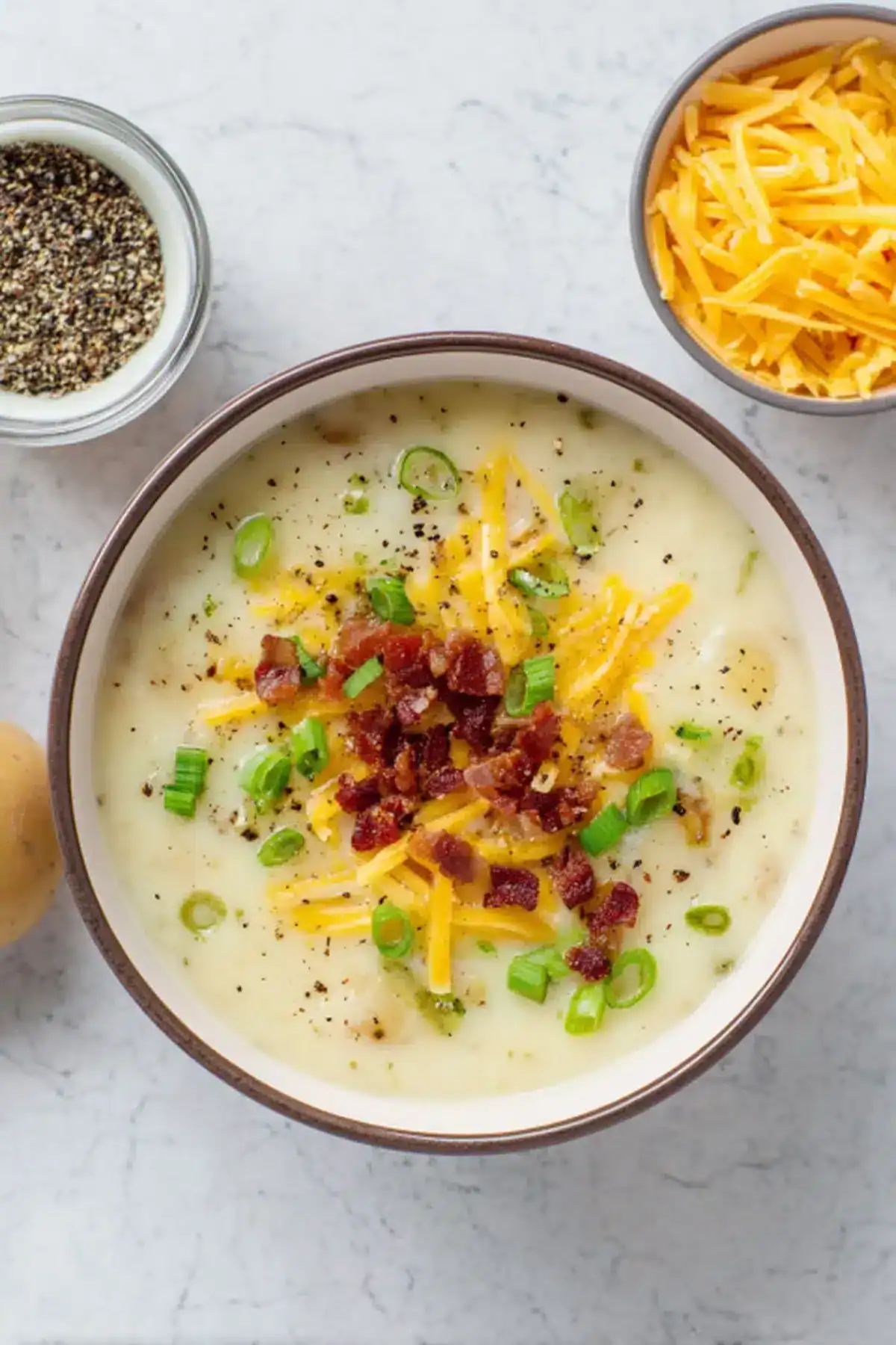 Easy Potato Soup Recipe (in 30 Minutes!) • letsflytasty.com
